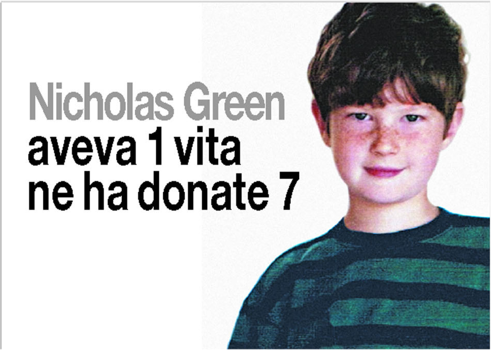 Da 21 anni vivo con il cuore di Nicholas Green - Ordine Professioni ...